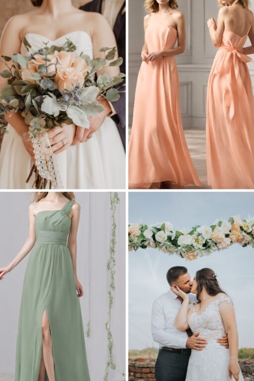 Peach and Sage Green Wedding Color Ideas To Inspire You