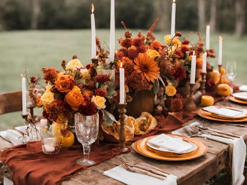 9 Enchanting Fall Wedding Themes: Color Ideas, Decor, & Favors