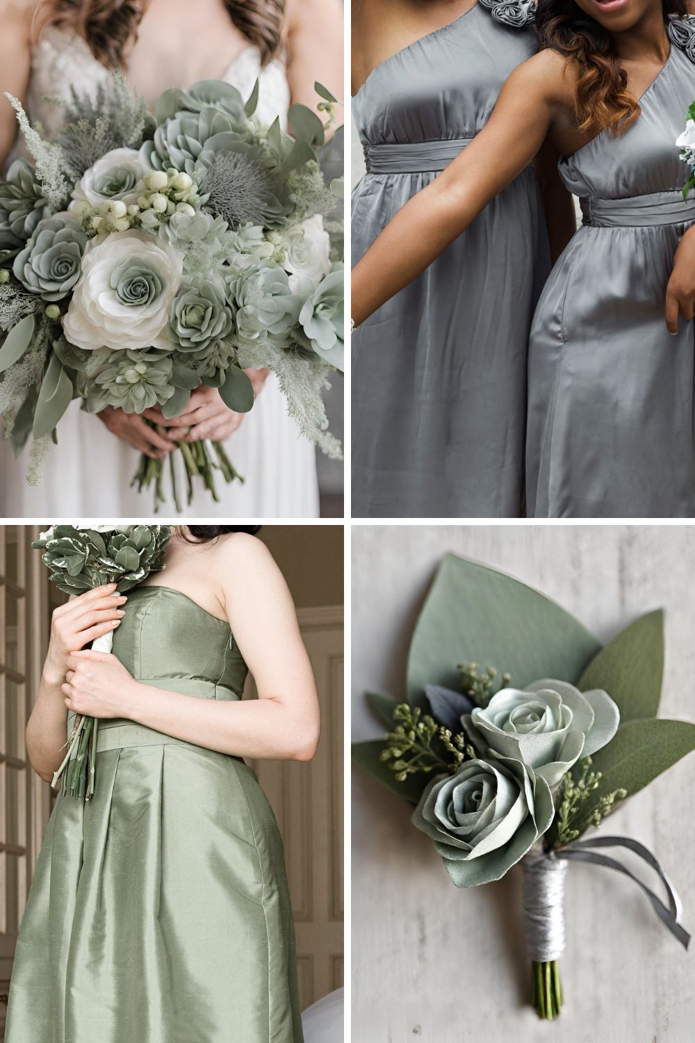 5 Beautiful Sage Green Wedding Color Palette Ideas