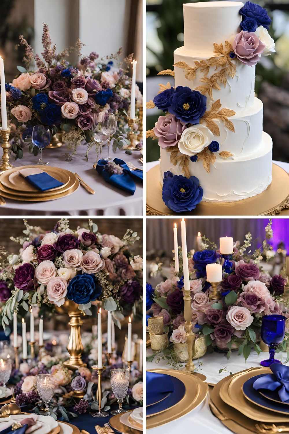6 Royal Blue Wedding Color Palette Ideas To inspire You