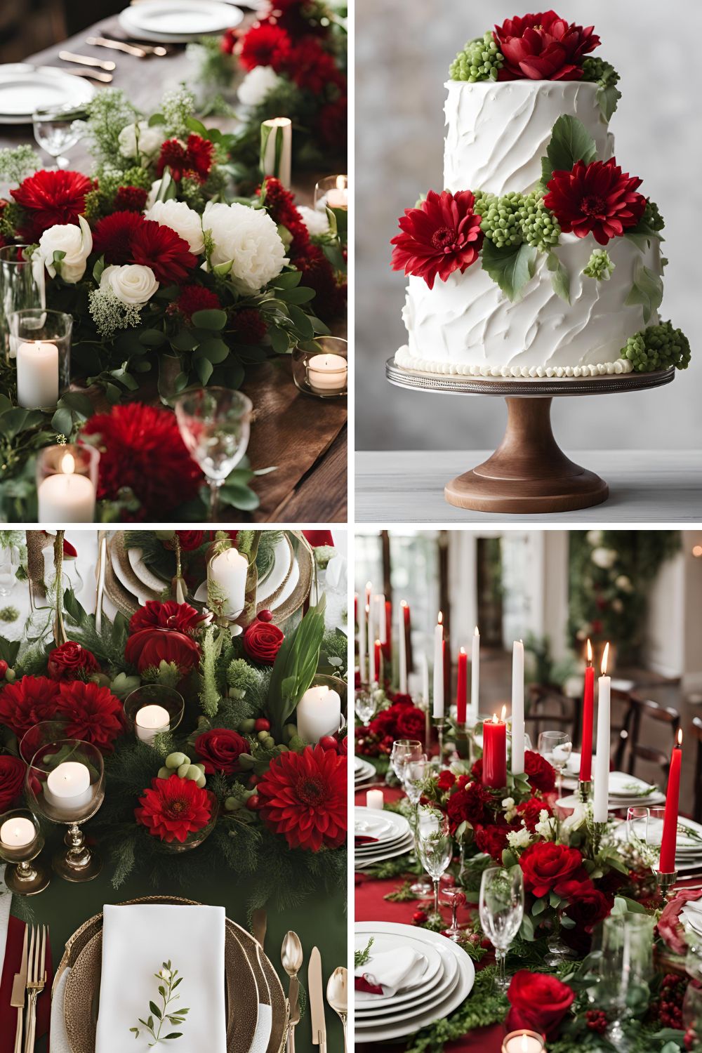 5 Red Wedding Color Palette Ideas: Red Wedding Color Ideas
