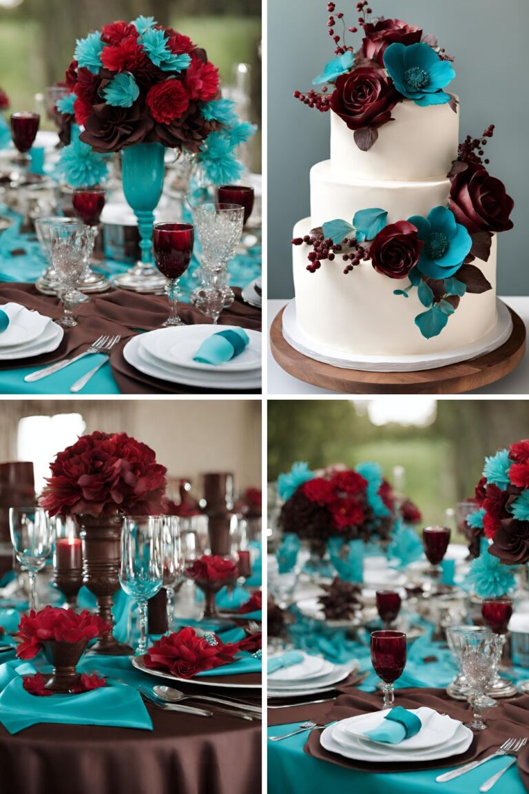 Wine Red Wedding Color Palettes: 5 Wine Wedding Color Ideas