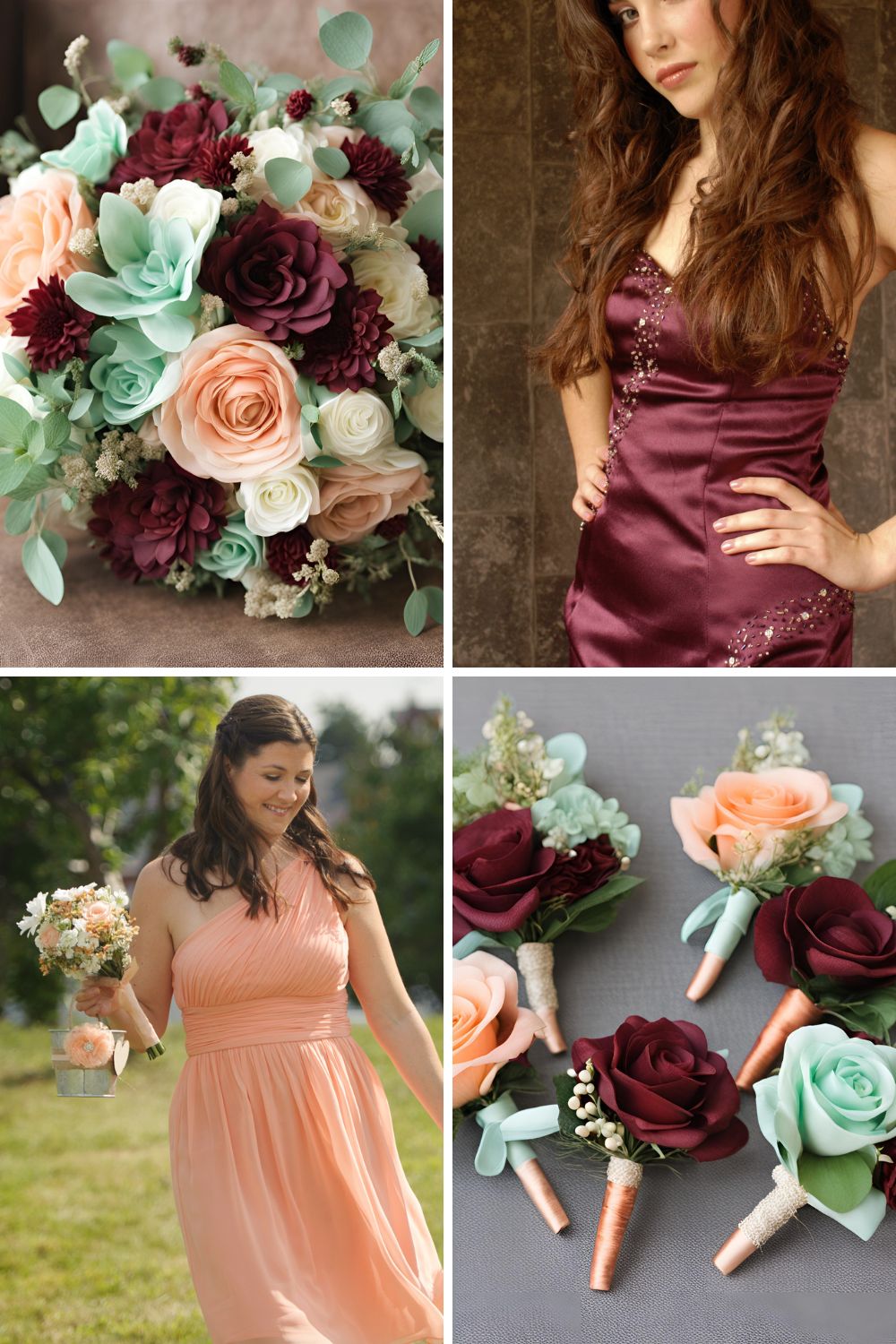 5 Mint Wedding Color Palette Ideas: Mint Green Wedding Colors