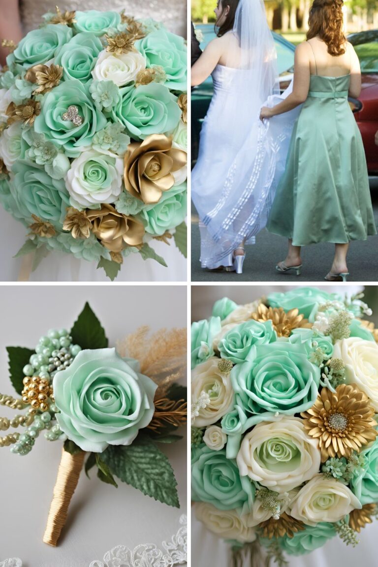 5 Mint Wedding Color Palette Ideas: Mint Green Wedding Colors