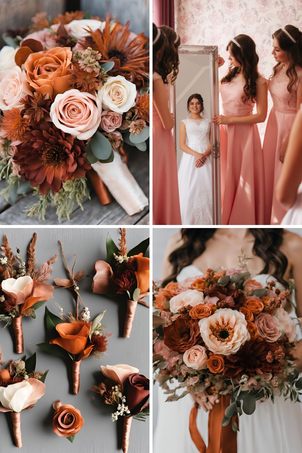 Burnt Orange Wedding Color Palette: 5 Burnt Orange Wedding Ideas